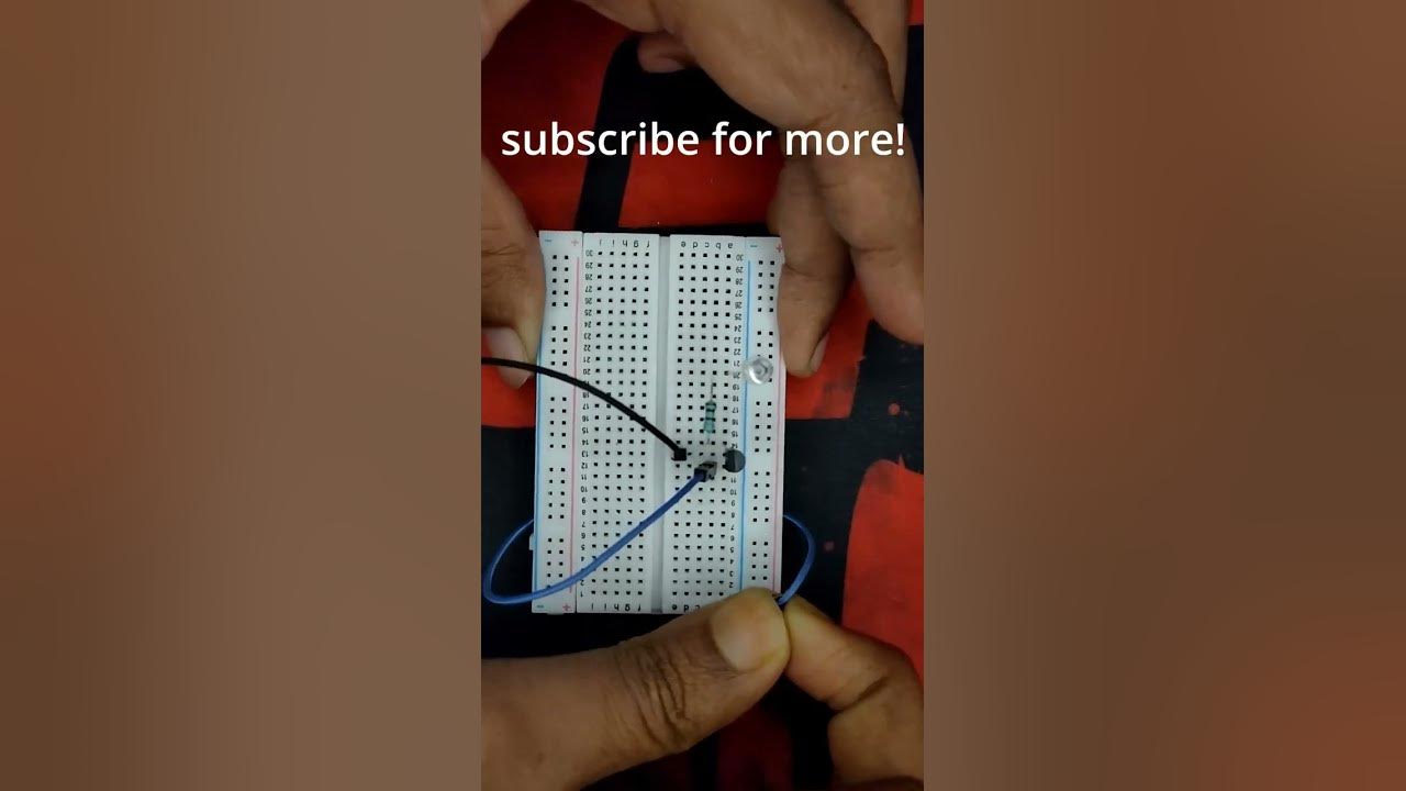 Creating A Touch Switch With Bc547 Touchswitch Bc547 Diyelectronics Shortvideo Youtube