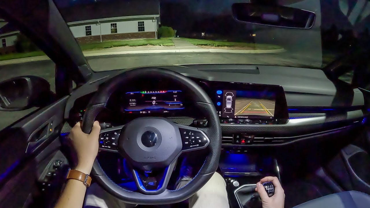 2023 Volkswagen Golf R 20th Anniversary Edition 6MT - POV Night Drive ...