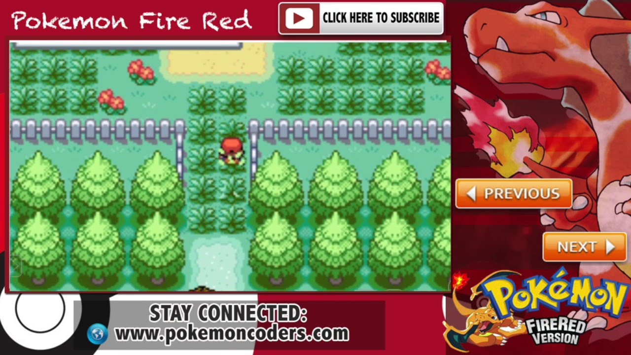 Pokemon FireRed First Journey, Leaving Pallet Town - YouTube