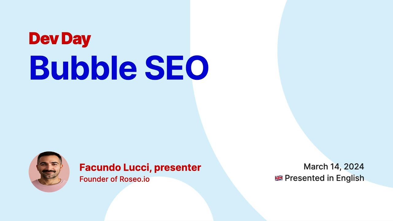 Facundo Lucci | Bubble SEO - YouTube