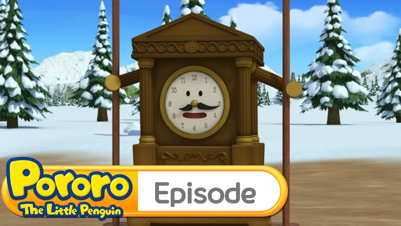 Pororo Children's Episode | A Day With Wall Clock | Learn Good Habits ...