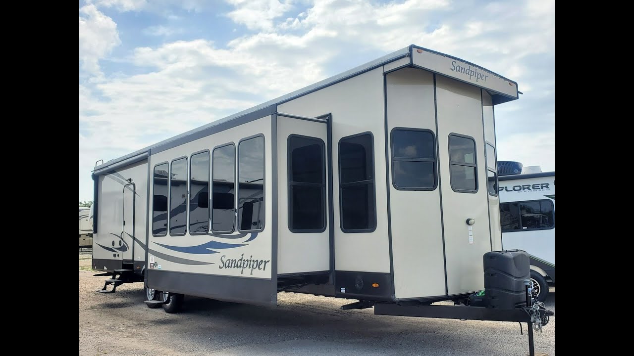 So Many Windows! 2021 Forest River Sandpiper 401FLX Destination Trailer ...