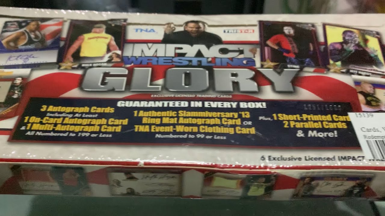 TNA Impact Wrestling: Glory Trading Card Pack Opening - YouTube
