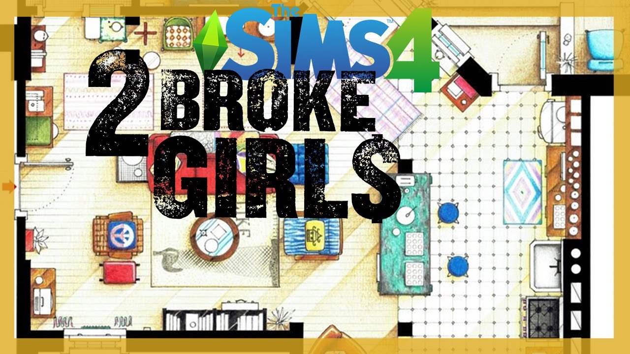 💲Two broke Girls Apartment - Sims 4 - Part 1 - YouTube