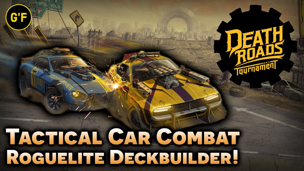 BADA$$ Car Crunching Deckbuilder! [ DEATH ROADS: TOURNAMENT ] Gameplay ...