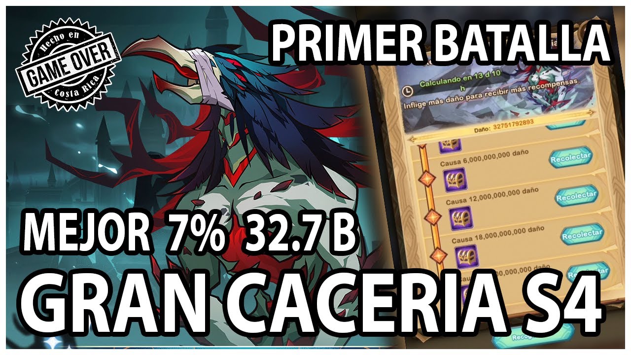 The Grand Hunt Best 32.7B first Battle Afk Arena Gran Cacería Primer ...