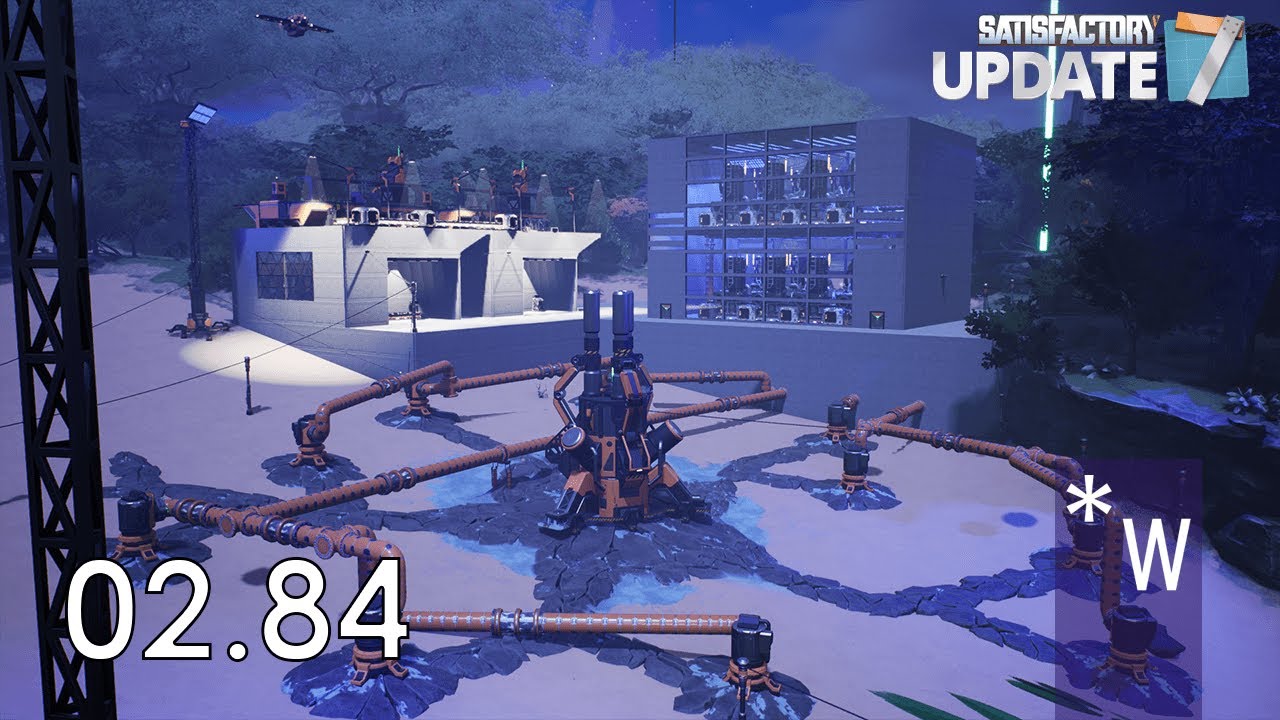 Nitrogen Gas Facility - Satisfactory Factory Build 02.84 - YouTube