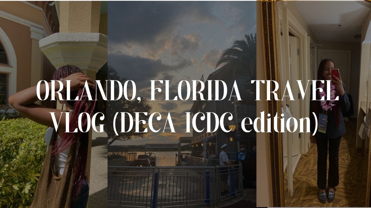 FLORIDA (DECA ICDC) VLOG #3 universal studios, airport, disney springs, DECA - YouTube