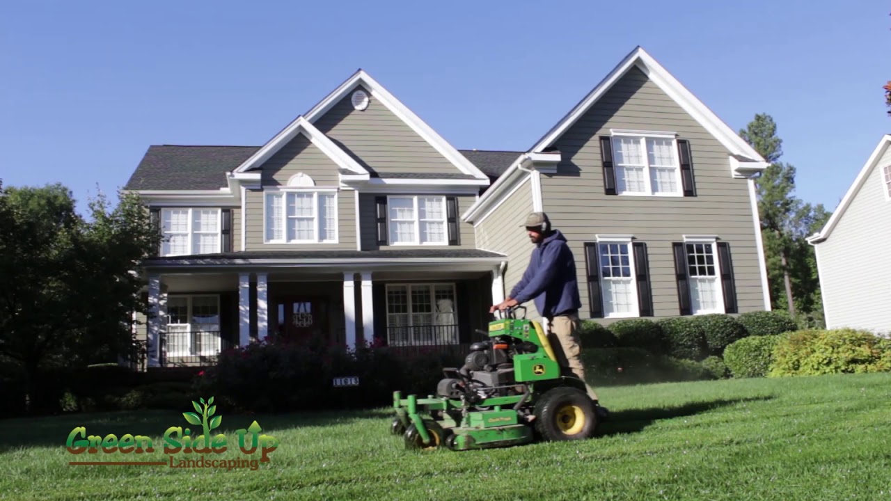 Green Side Up Landscaping Property Maintenance - YouTube