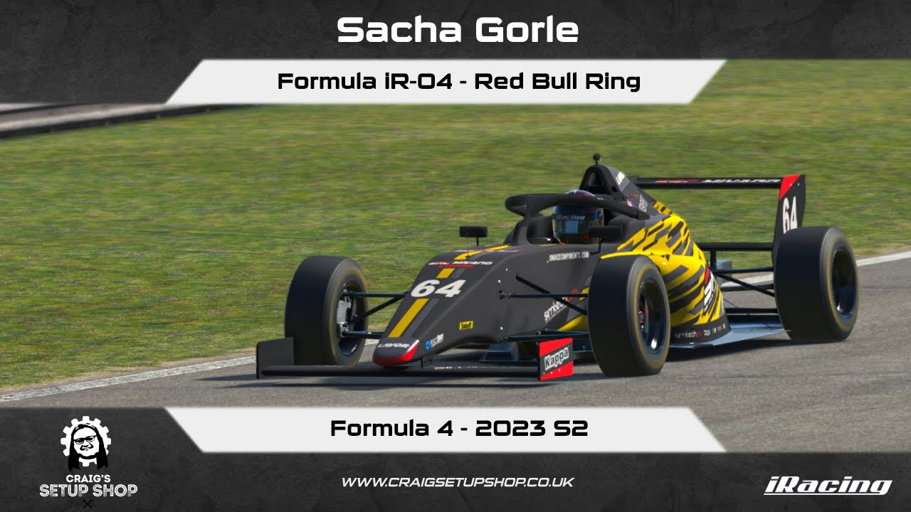 iRacing - 23S2 - Formula iR-04 - Formula 4 - Red Bull Ring - SG - YouTube