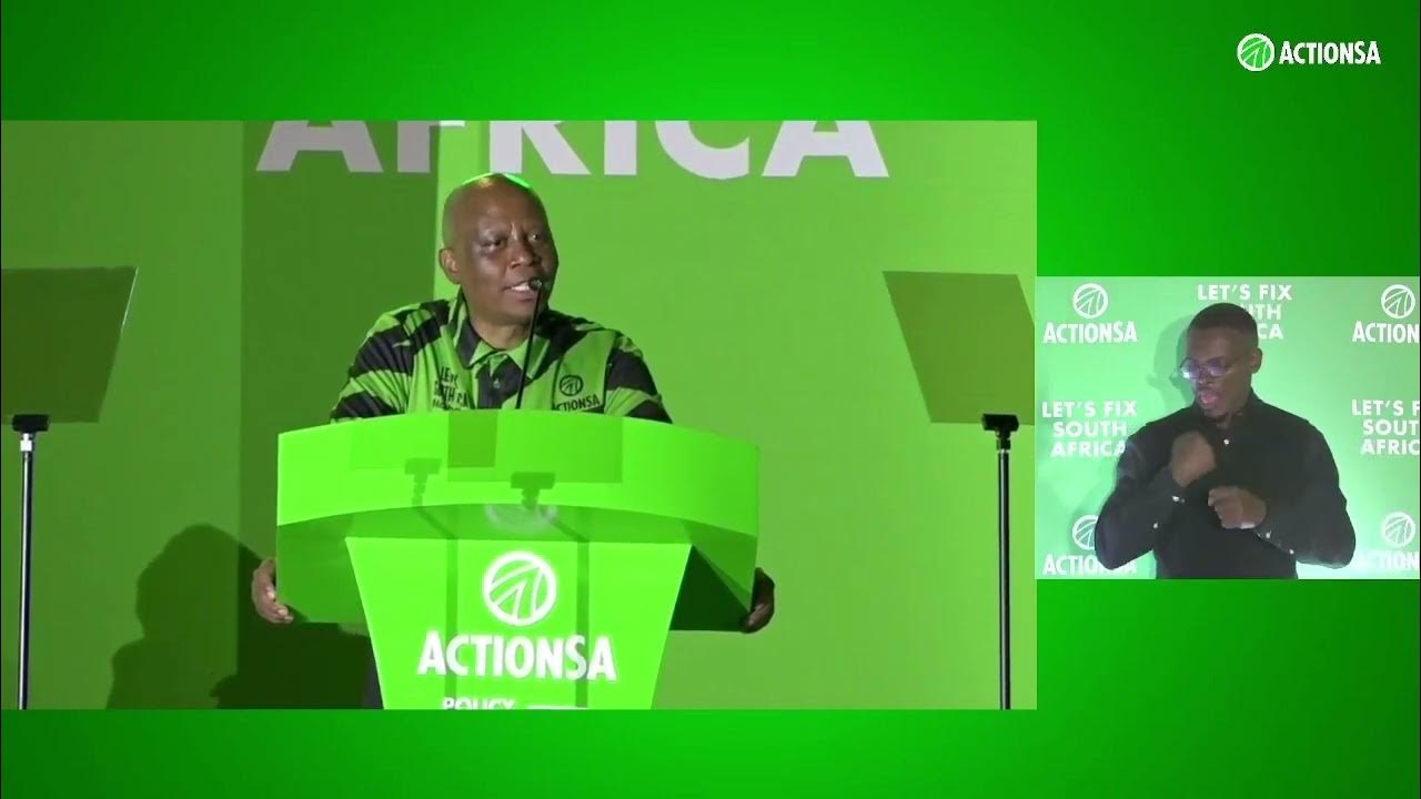 President Herman Mashaba’s address at the opening ceremony of the ActionSA Policy Conference ...