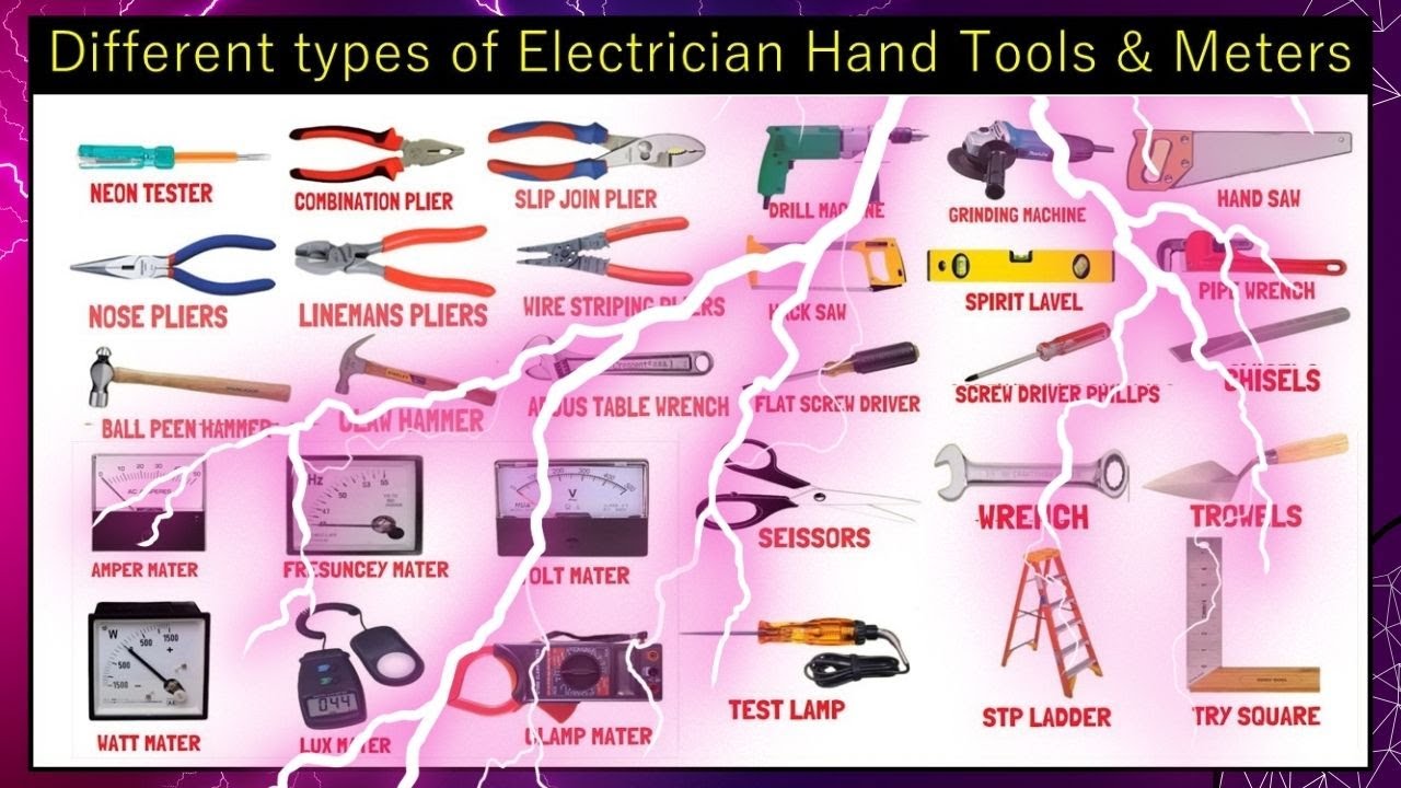 🔌💡 Electrician Hand Tools & Meters. - YouTube