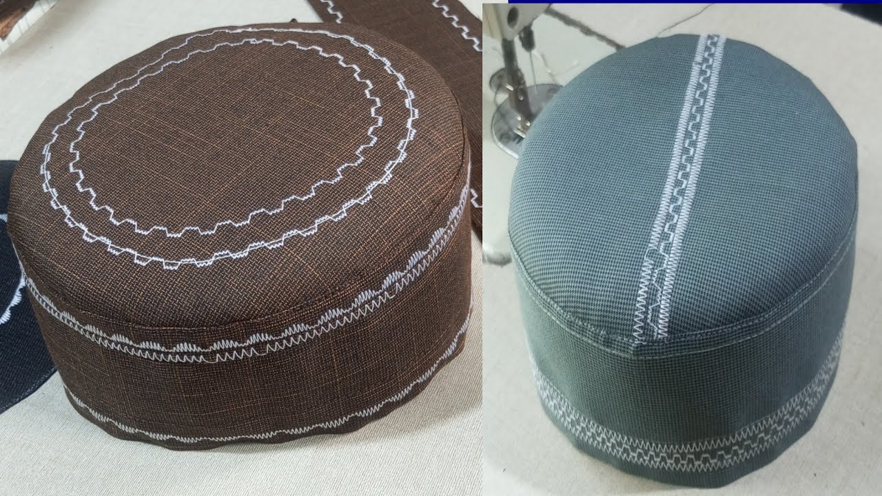 how to make islami caps // how to make muslim prayer cap // nimaz wali ...