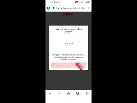 How to create a real Deriv and demo account - YouTube