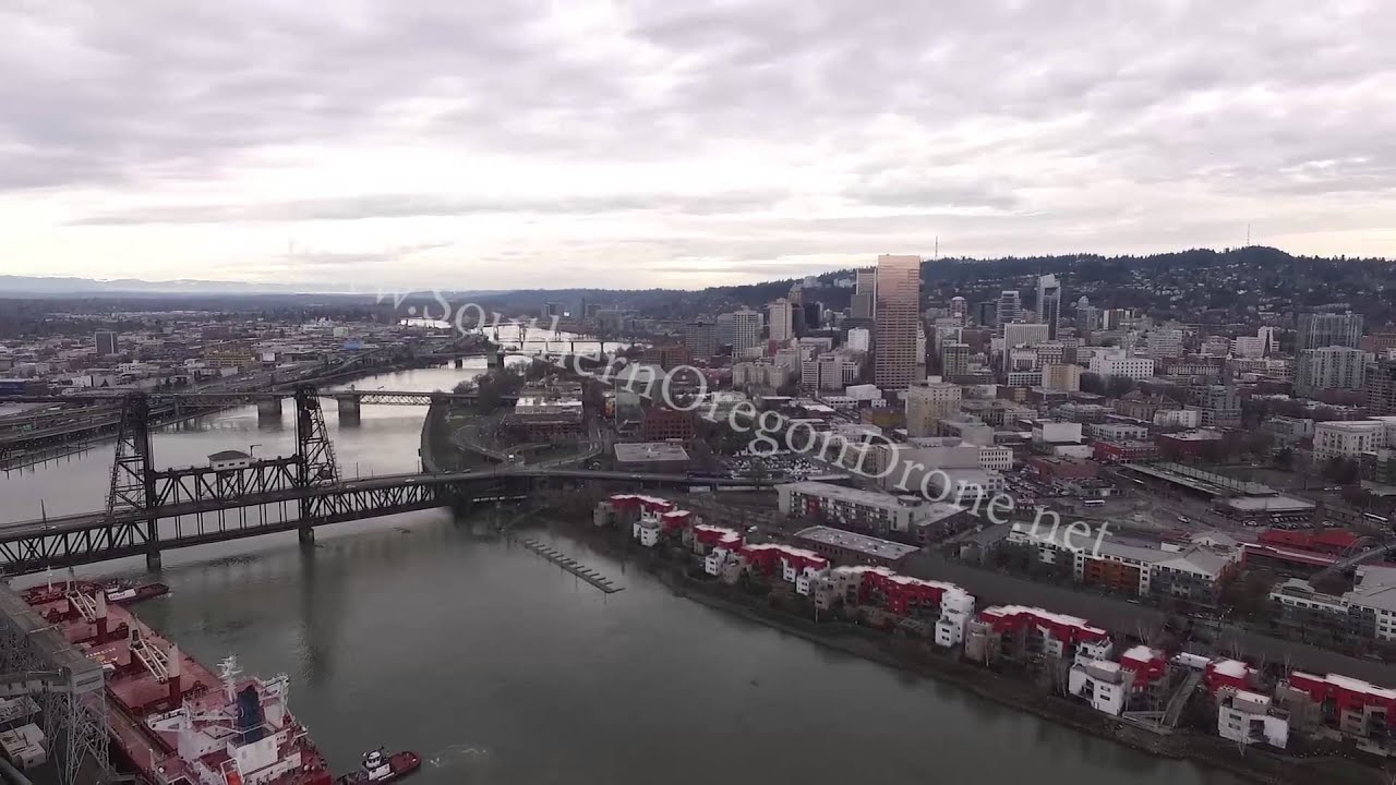 Portland Drone - Aerial Stock Footage #2 | Drone Stock Video - YouTube