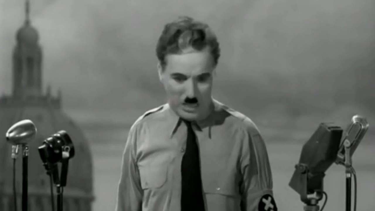 The Great Dictator Final Speech - Charlie Chaplin - YouTube