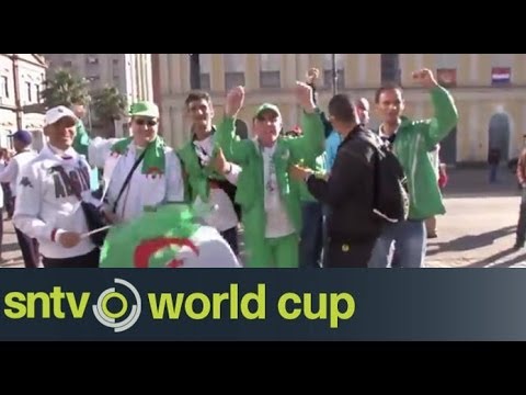 Algeria  and South Korea fans \
