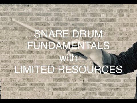 SNARE DRUM FUNDAMENTALS: Rolls - YouTube