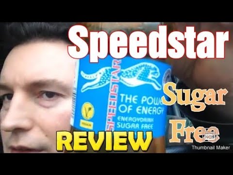 Speedstar Energy Drink Sugar Free Review und Test - YouTube