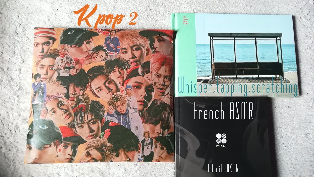 ASMR fr - Relaxation Kpop BTS, NCT 127 (whisper, tapping, scratching ...