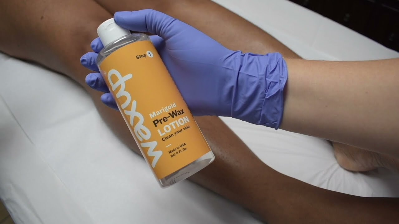 Step 6/10 on How to use waxup roll on wax at home - YouTube