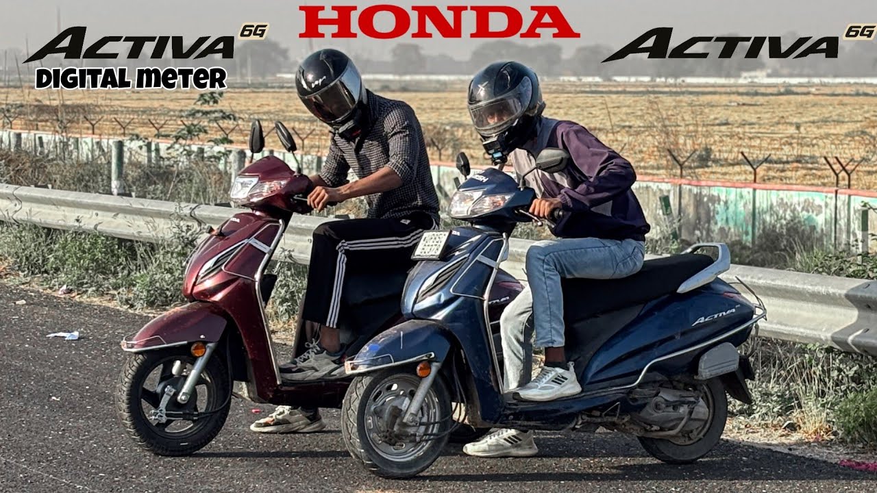 New Honda Activa Digital Meter vs Old Honda Activa 6G || DRAG RACE ...