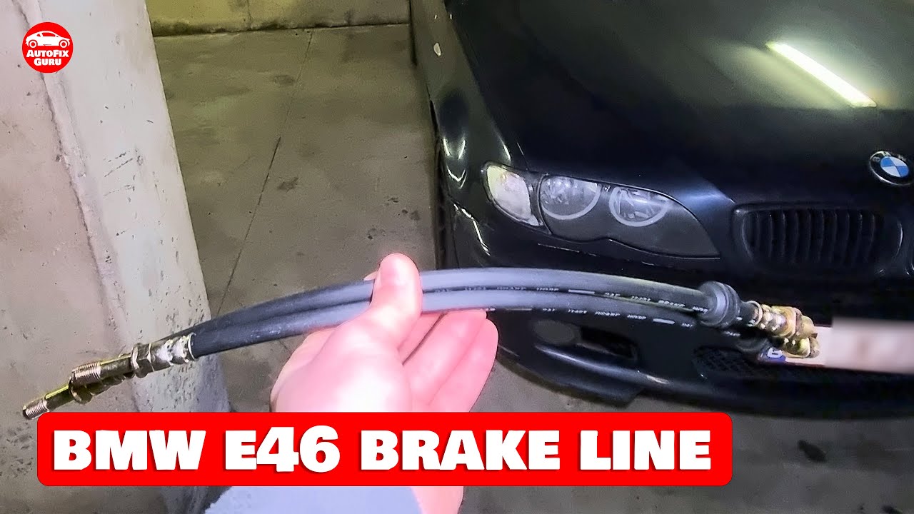 Front Brake Lines Replacement BMW E46 from 2002 - YouTube