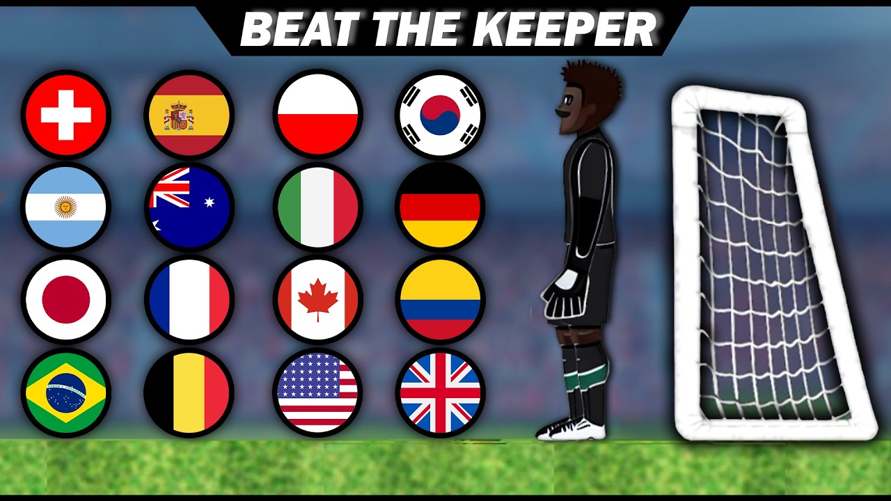 BEAT THE KEEPER | Marble Soccer Race Tournament - YouTube