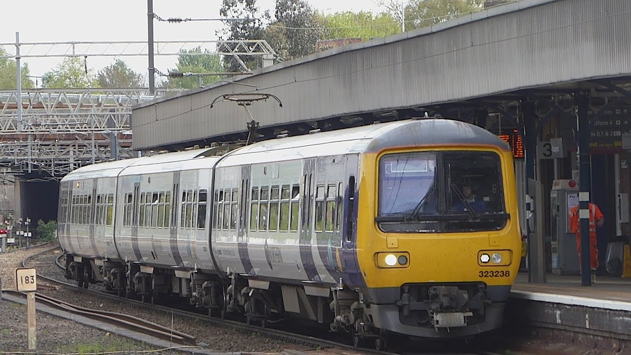Northern Class 323 leaves Stockport (2/5/23) - YouTube