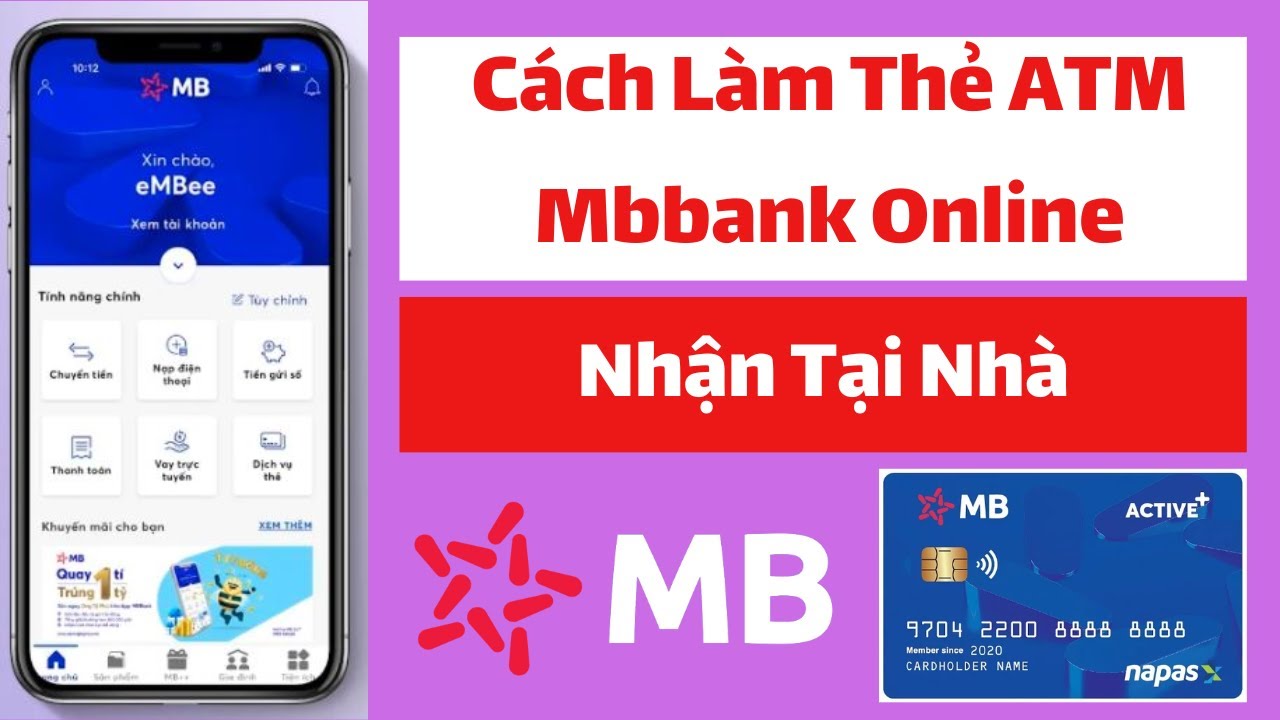 Cách làm thẻ ATM Mbbank online nhận thẻ tại nhà | Đăng ký làm thẻ ATM ...