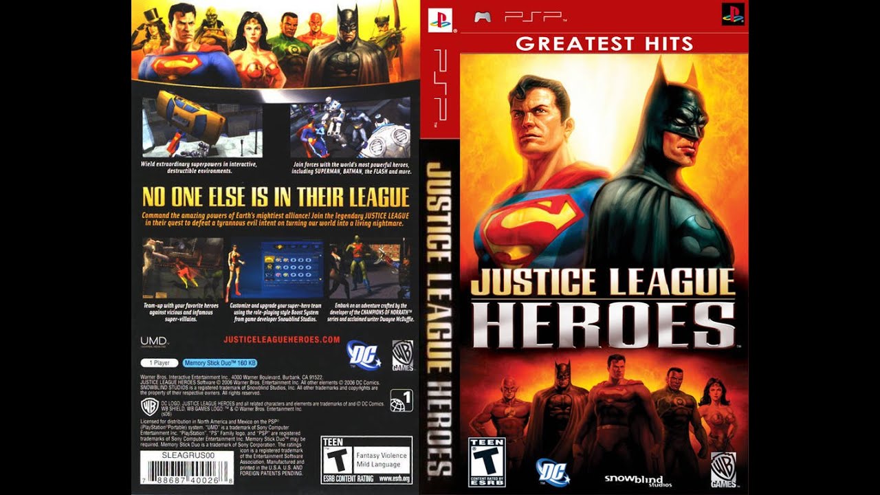 PSP Hidden Gems: Unleash Justice League Heroes in Stunning 4K UHD ...