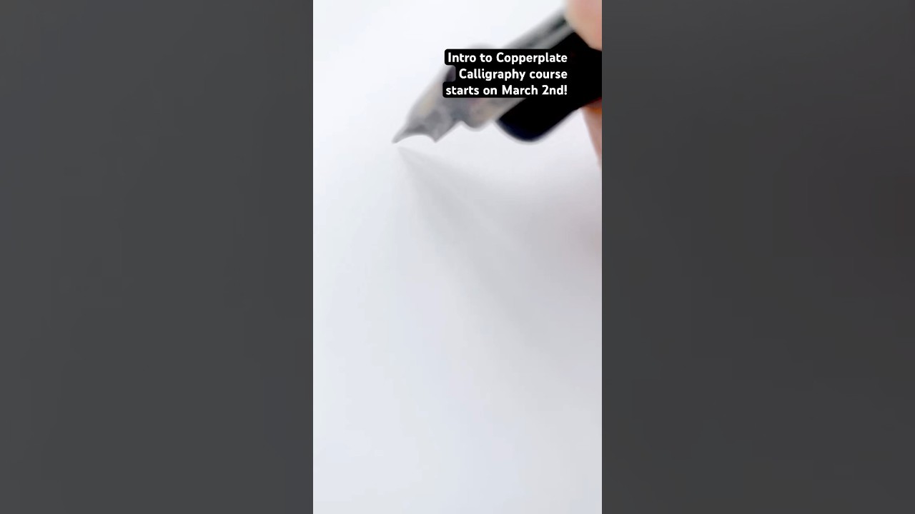 Number 1 | Copperplate Calligraphy by Maria Montes #calligraphy # ...