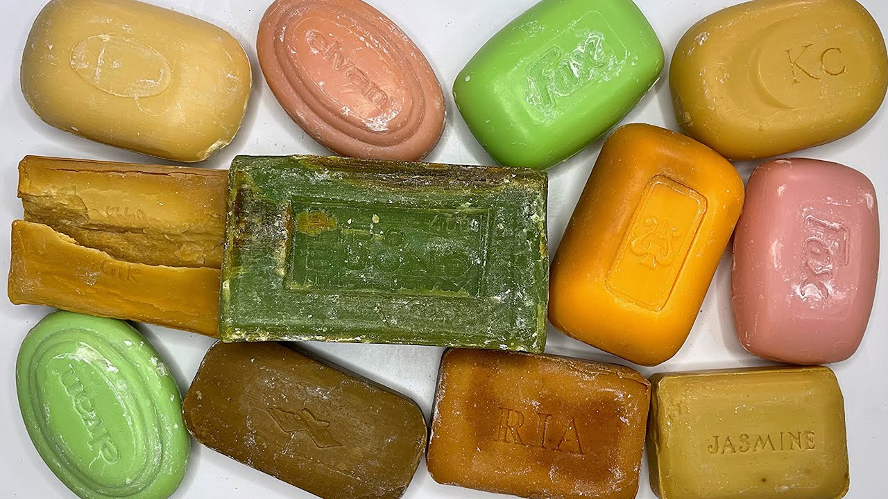 Very OLD and DRY soap! Soap Cutting ASMR. Relaxing Sounds / asmr no ...