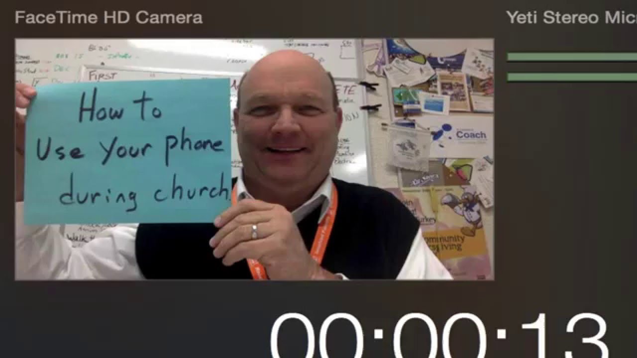 How to use your smartphone at church- 5 Minutes to Better Sundays - YouTube