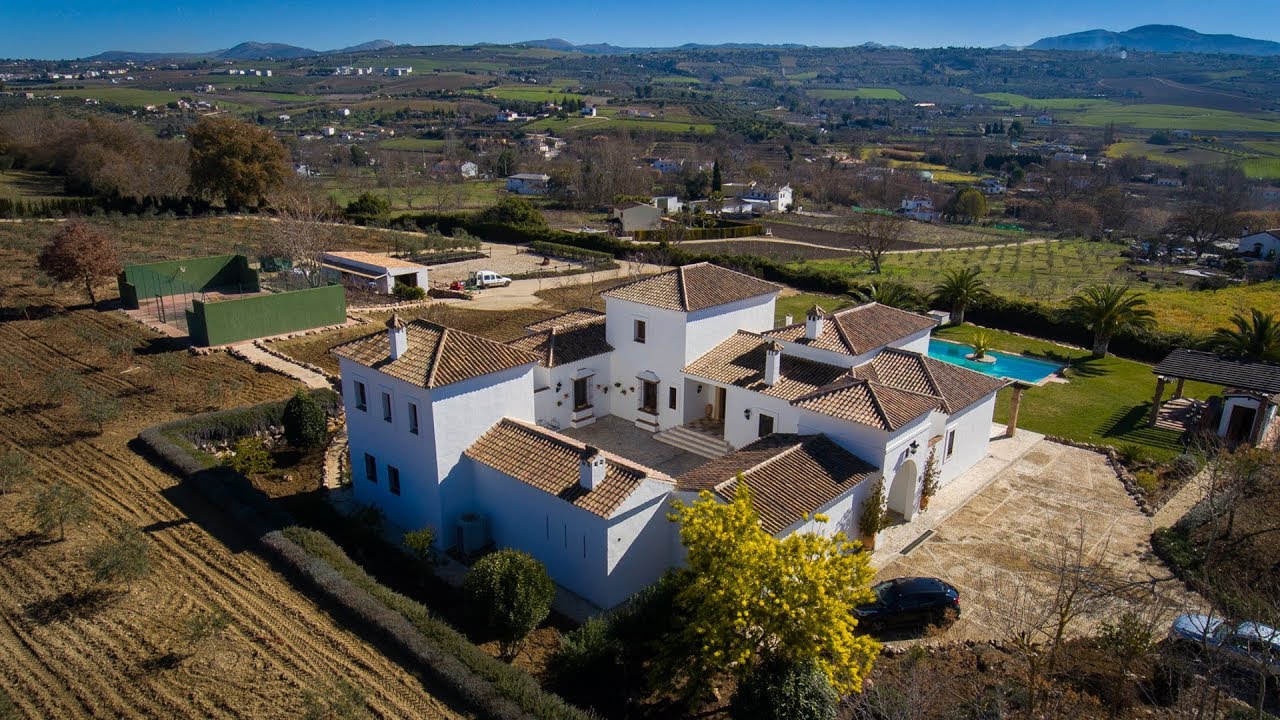 Fabulous Andalusian Cortijo with mountain views, Ronda, Andalusia - YouTube