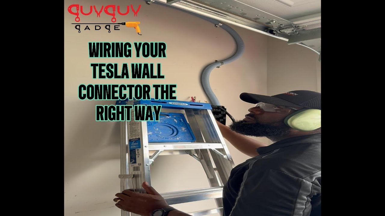 DIY PROJECT- INSTALLING A TESLA GEN3 WALL CONNECTOR/CHARGER THE RIGHT ...