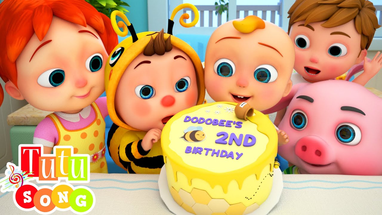 DoDoBee' 2nd Birthday | TuTu Songs for Children | 동요 & 동요 아기 상어 - YouTube