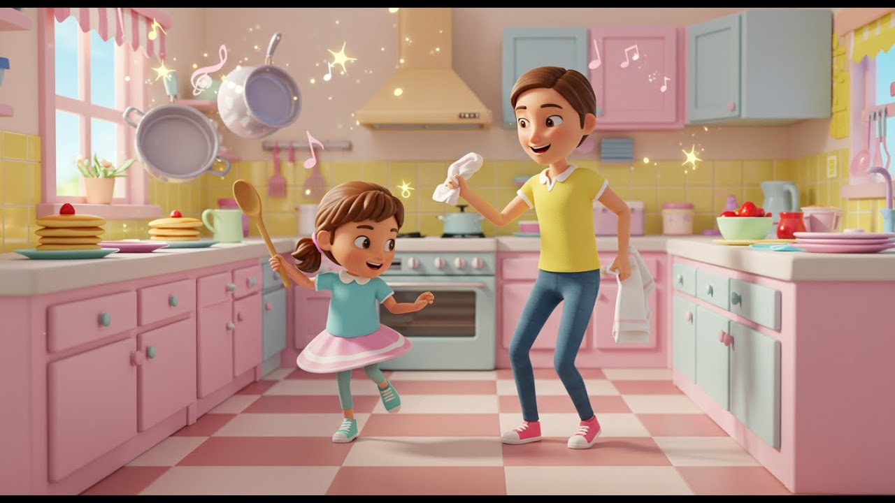 Dancing in the Kitchen | Fun Family Song for Kids and Toddlers - YouTube