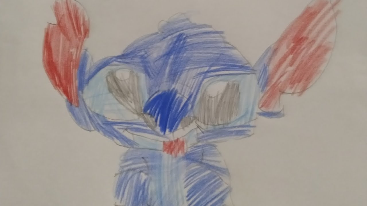 desenhando o stitch - YouTube