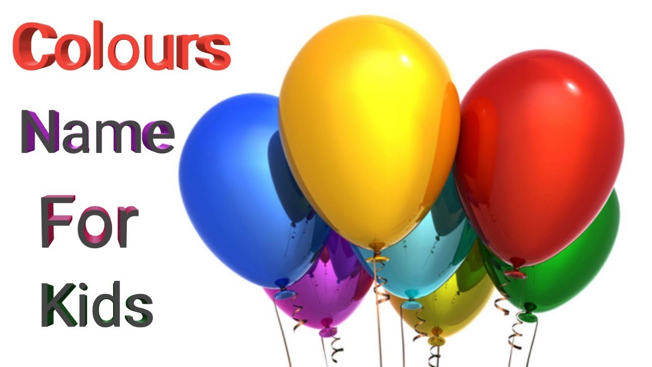 Colours Name |Learn Colours for Toddlers and Preschool | Name of Colors ...