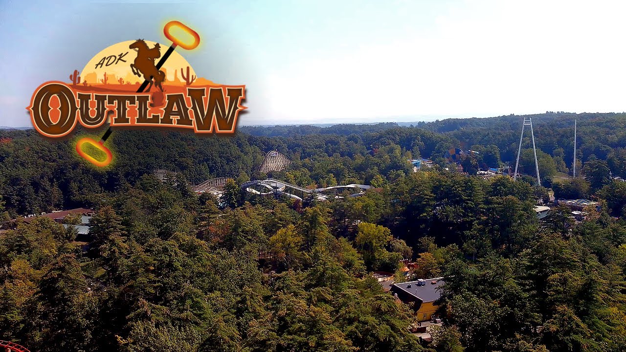 Adirondack Outlaw 4K POV (Opposite Side) - Six Flags Great Escape ...