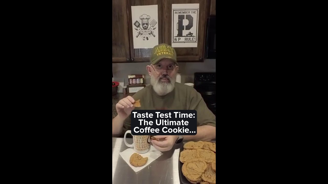 Taste Test Time The Ultimate Coffee Cookie! - YouTube