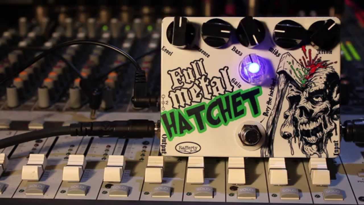 Rafferty Pedals - Full Metal Hatchet - Modern High Gain Guitar Pedal ...