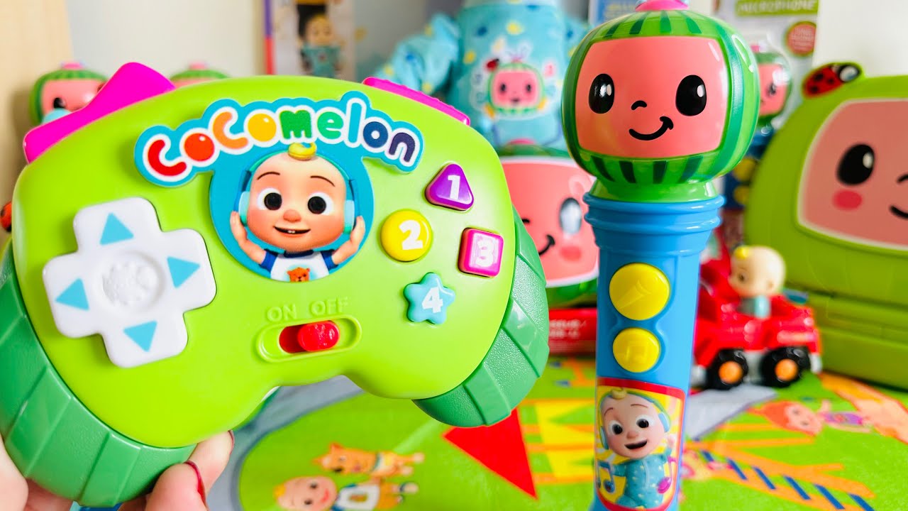 Unboxing Cocomelon Microphone & Cocomelon Game Controller - Satisfying ...