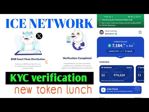 ICE Network KYC step 3 || ice new update verification || ice ke KYC ...