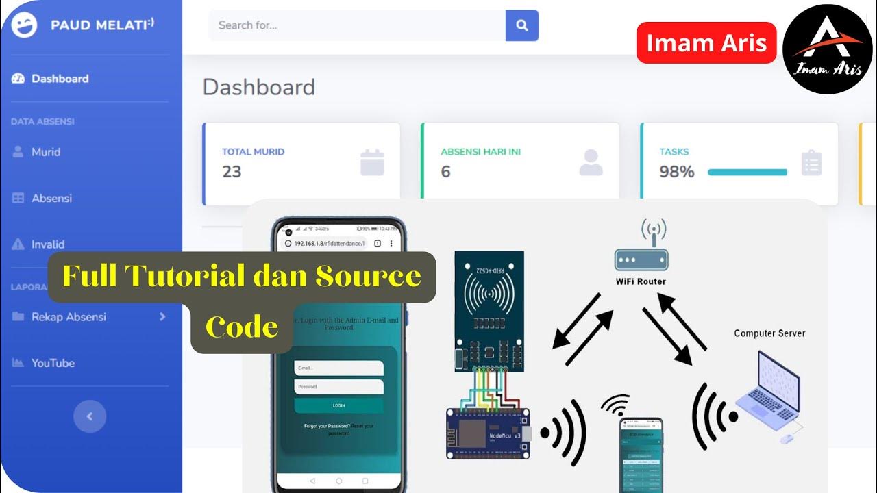 Cara Membuat Sistem Absensi Online Berbasis RFID dan Website - YouTube