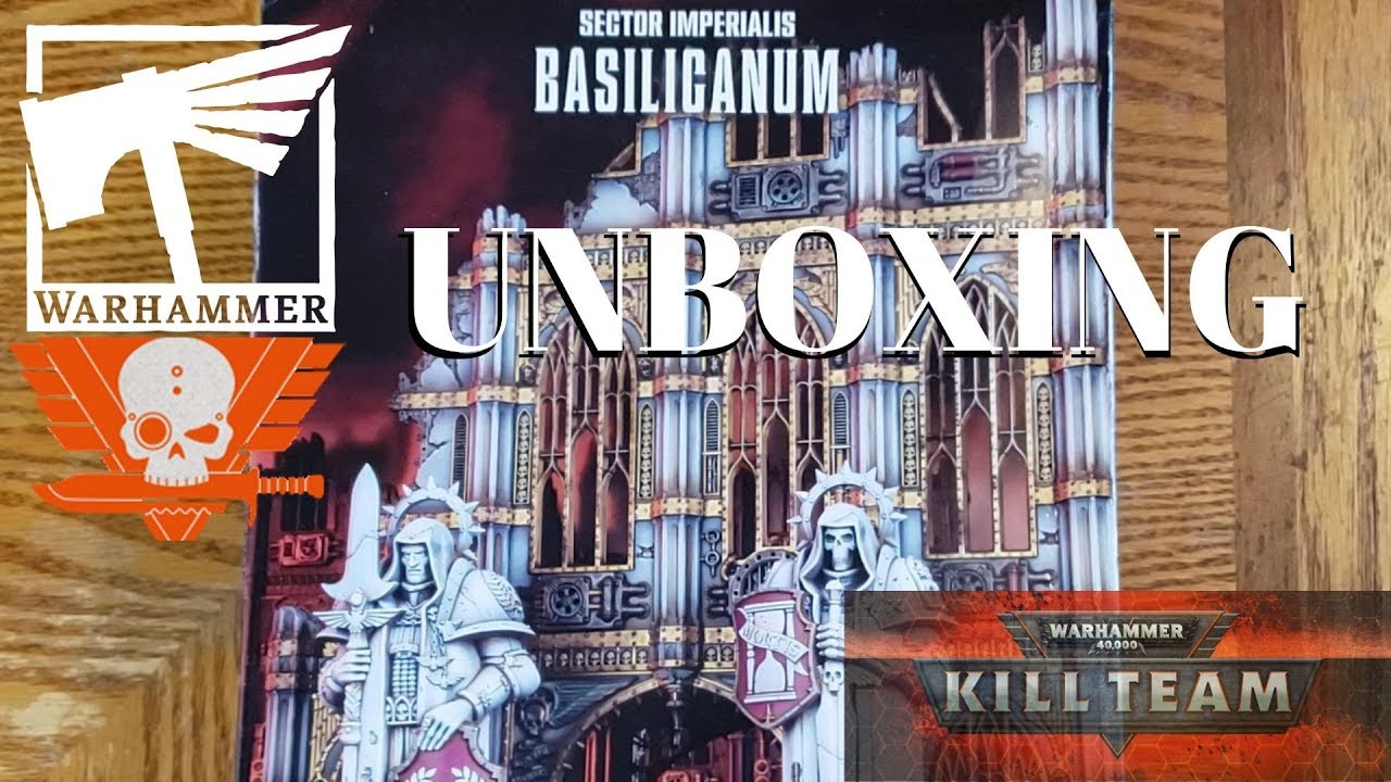 Warhammer 40k Terrain Sector Imperialis Basilicanum Unboxing - YouTube