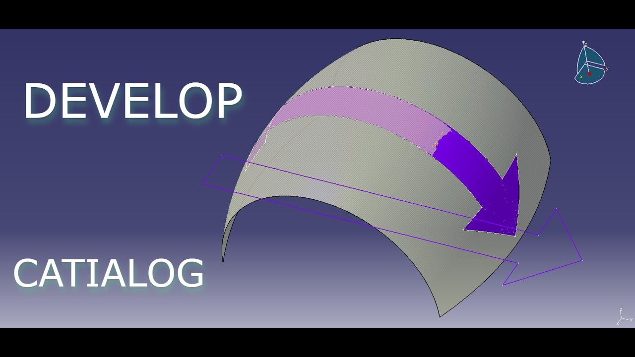 Develop - CATIA V5 - CATIALOG - YouTube