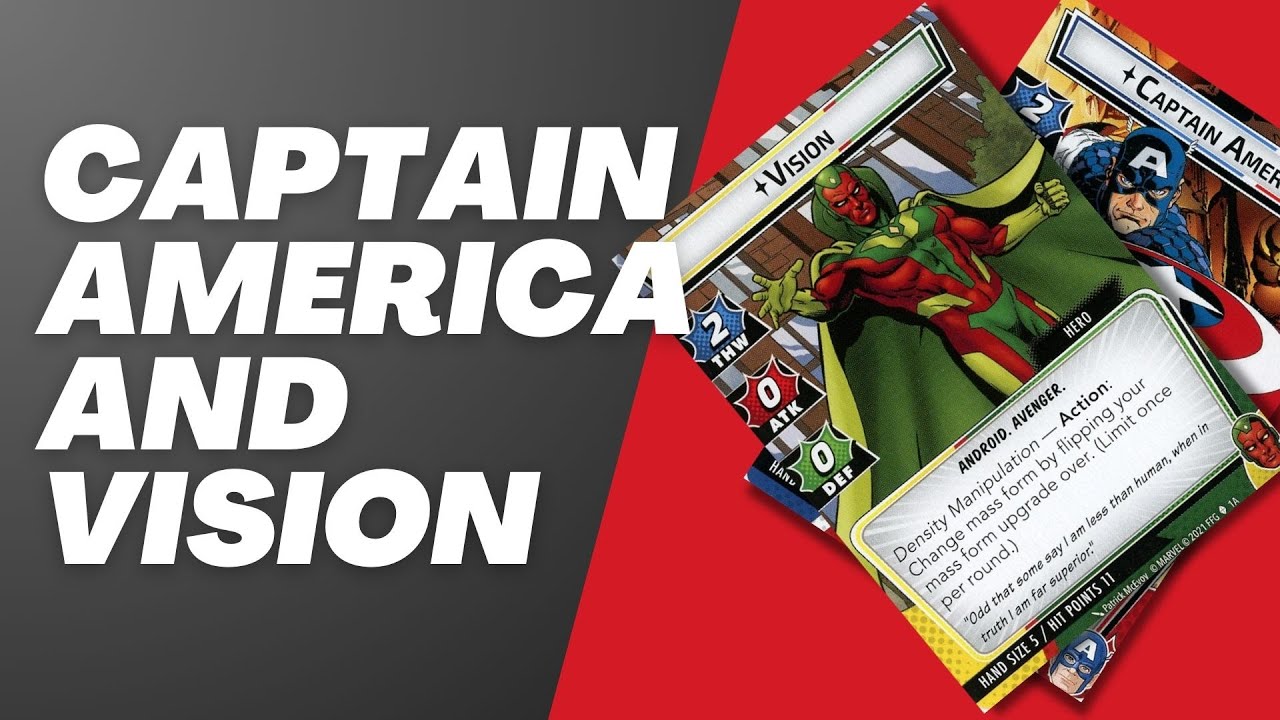 Captain America and Vision vs. Iron Man - Marvel Champions Gameplay ...