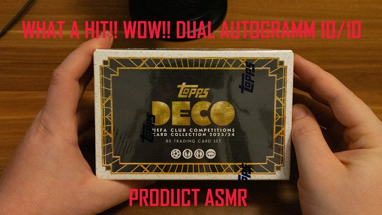 NEW! WHAT A HIT - DUAL AUTOGRAMM!! TOPPS DECO 23/24 Unboxing - Product ...